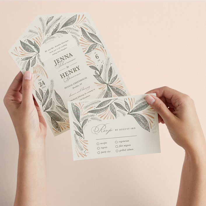 Unity All-in-One Wedding Invitations by Jen Owens | Minted