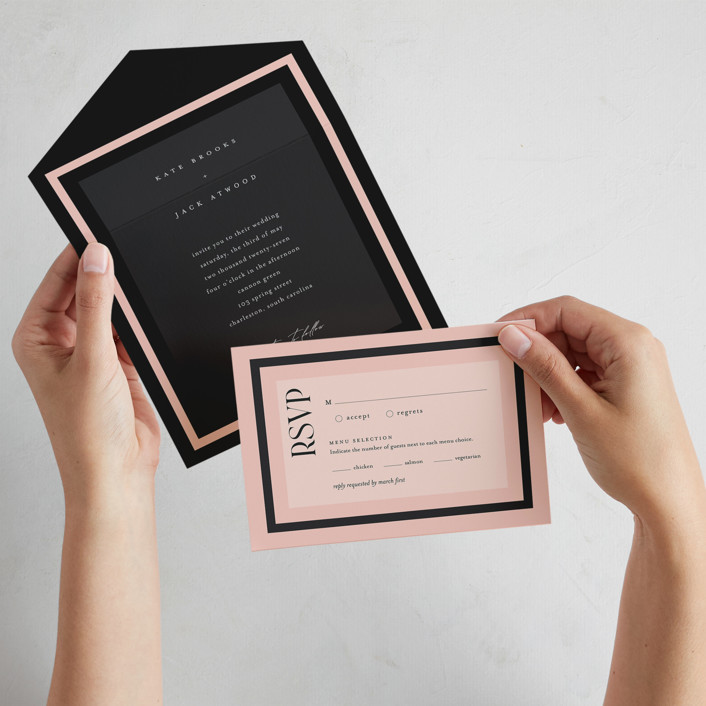Elance All-in-One Wedding Invitations by Eric Clegg | Minted