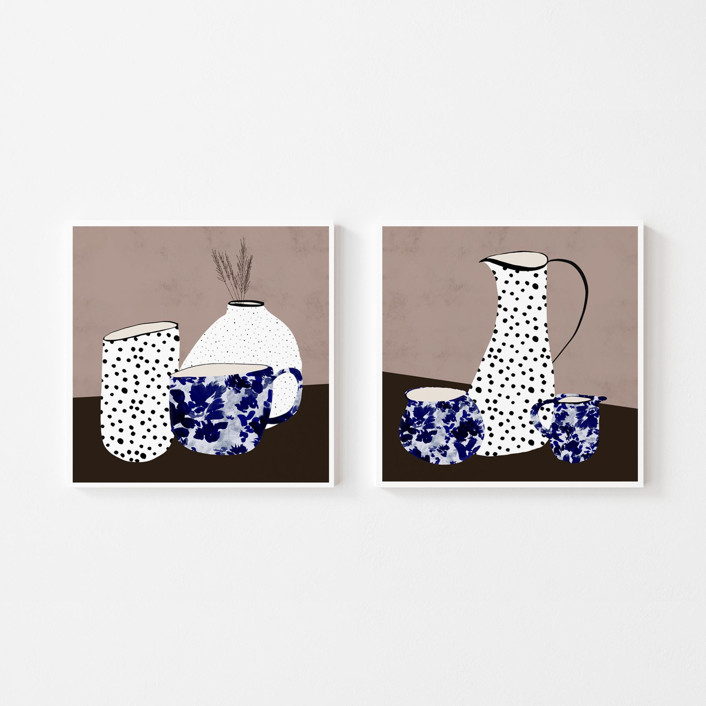 Common Ground I & II Limited Edition Prints - Graphic by Danushka Abeygoda | Minted