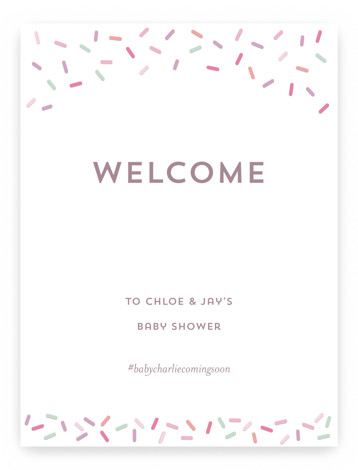 All Over Sprinkles Large Custom Signs by Hooray Creative | Minted