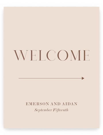 Everly Large Custom Signs by Hooray Creative | Minted