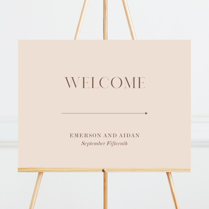 Everly Large Custom Signs by Hooray Creative | Minted
