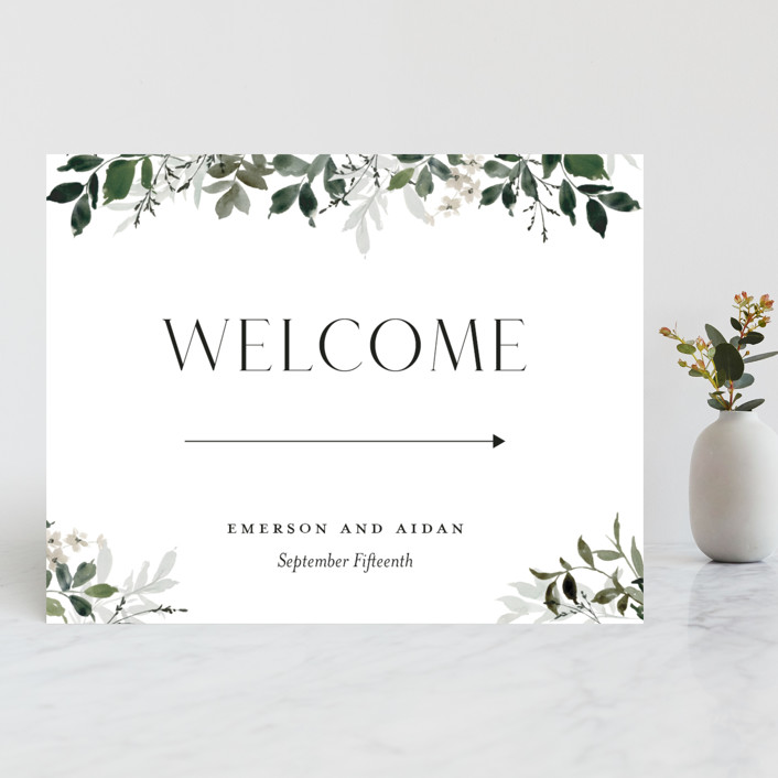 Grove Large Custom Signs by Everett Paper Goods | Minted