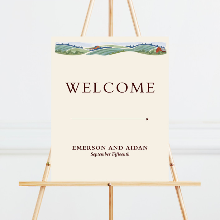 Farm and Field Large Custom Signs by Paper Sun Studio | Minted