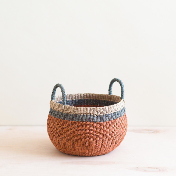 Coral Bulge Basket Decorative Baskets by LIKHA | Minted