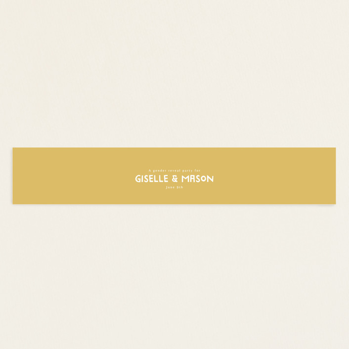 Waddle Baby Shower Belly Bands by Corinne Malesic | Minted