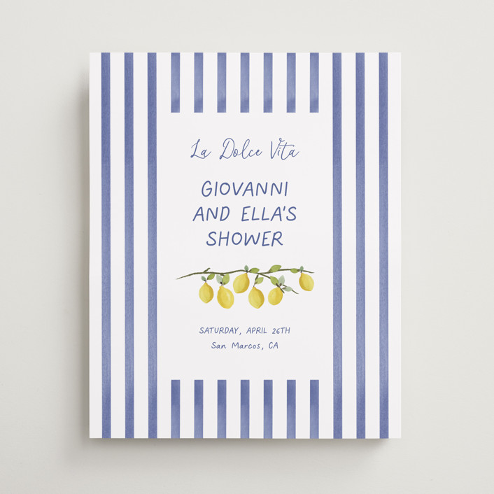 Limoncello Wedding Party Signs by Tina Faselli | Minted