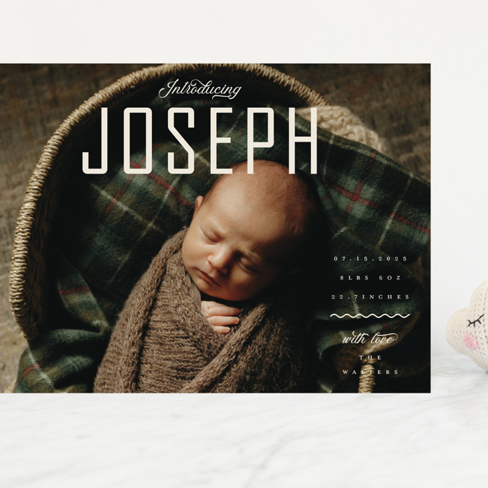 cover Grand Birth Announcements by Vivian Yiwing | Minted