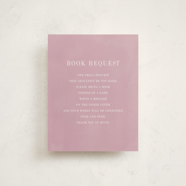 Friendly flowers Baby Shower Insert Cards by Ani Somi | Minted