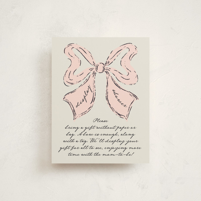 Antique Rattle Baby Shower Insert Cards by Gwen Bedat | Minted