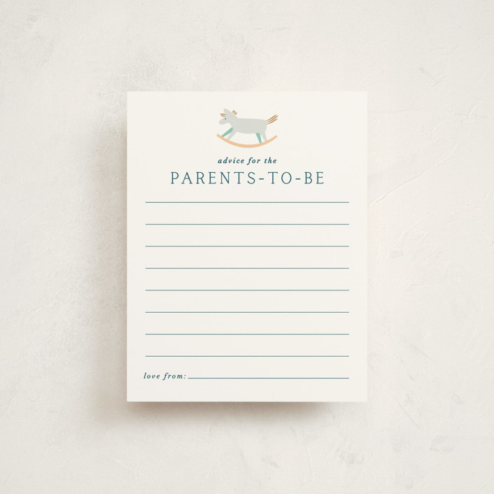 Trellis Baby Shower Insert Cards by Eve Schultz | Minted