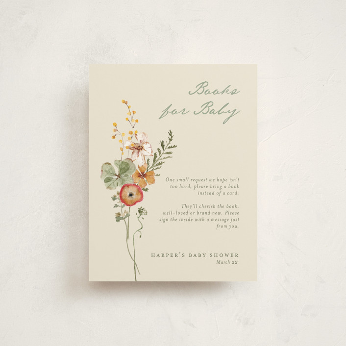 Whimsical Baby Shower Baby Shower Insert Cards by Reilly Kavanaugh | Minted