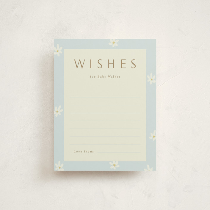 Daisies Baby Shower Insert Cards by Ani Somi | Minted