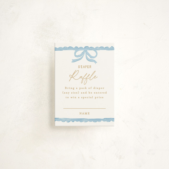Vintage goose Mini Baby Shower Insert Cards by Creo Study | Minted