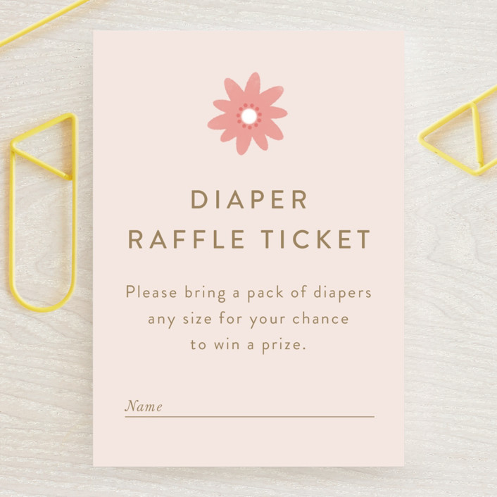 bouquet for baby Mini Baby Shower Insert Cards by Jen Tips | Minted