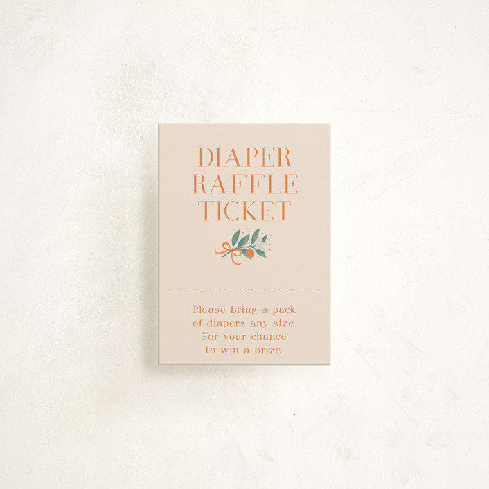 Cutie Frame Mini Baby Shower Insert Cards by frau brandt | Minted