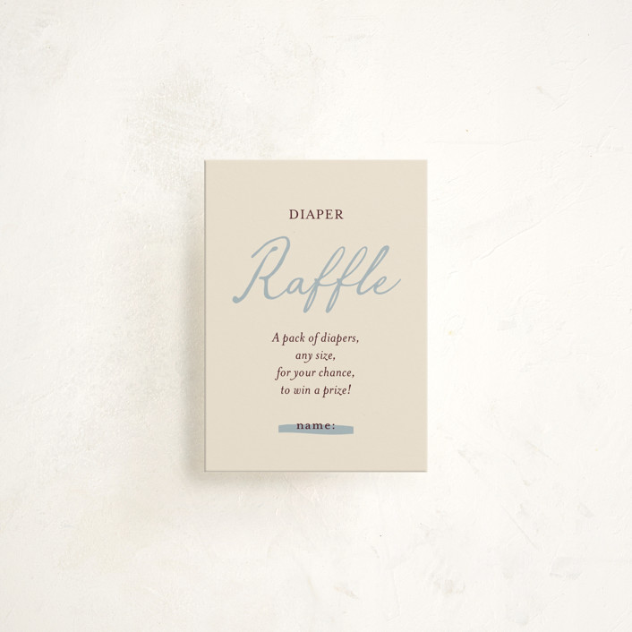 Baby Bow Mini Baby Shower Insert Cards by Ani Somi | Minted