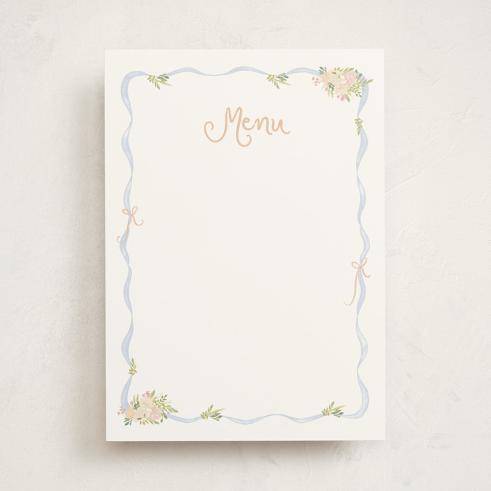 Cottagecore Fill-In Menus by Creo Study | Minted