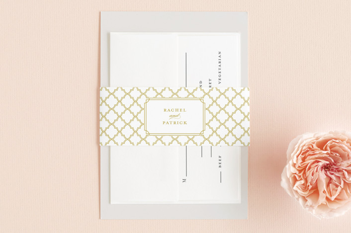 Luxe Border Belly Bands by Sarah Brown | Minted