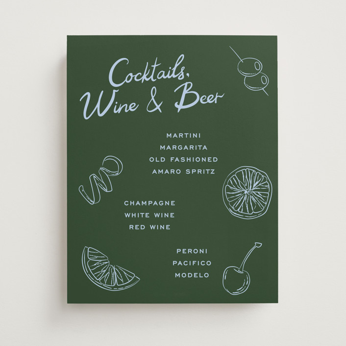 Garnish Bar Signs by Megan Davis | Minted