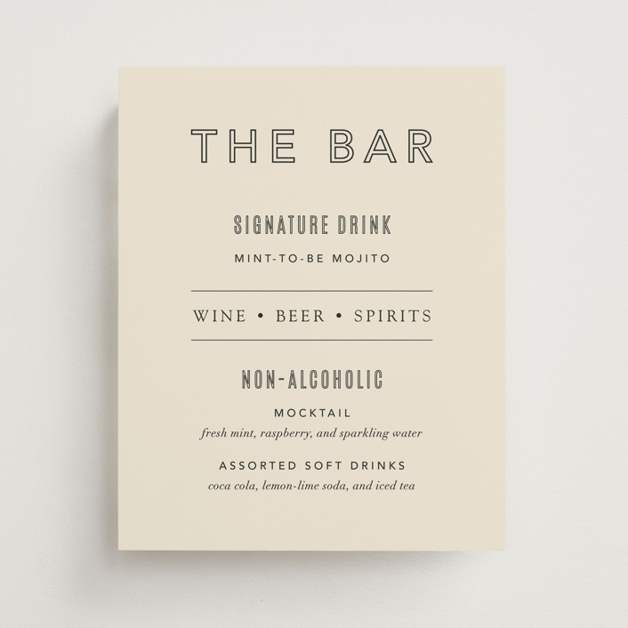 Headliner Bar Signs by Kindred Fields | Minted