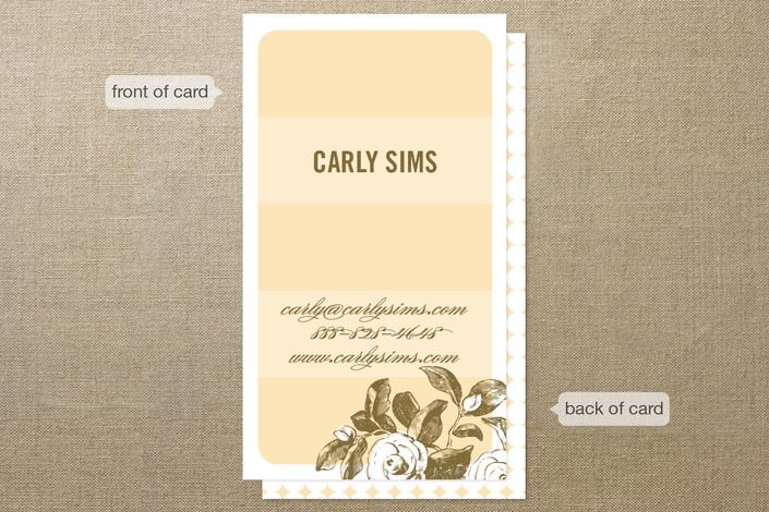 stem striate Business Cards by Stacey Day | Minted