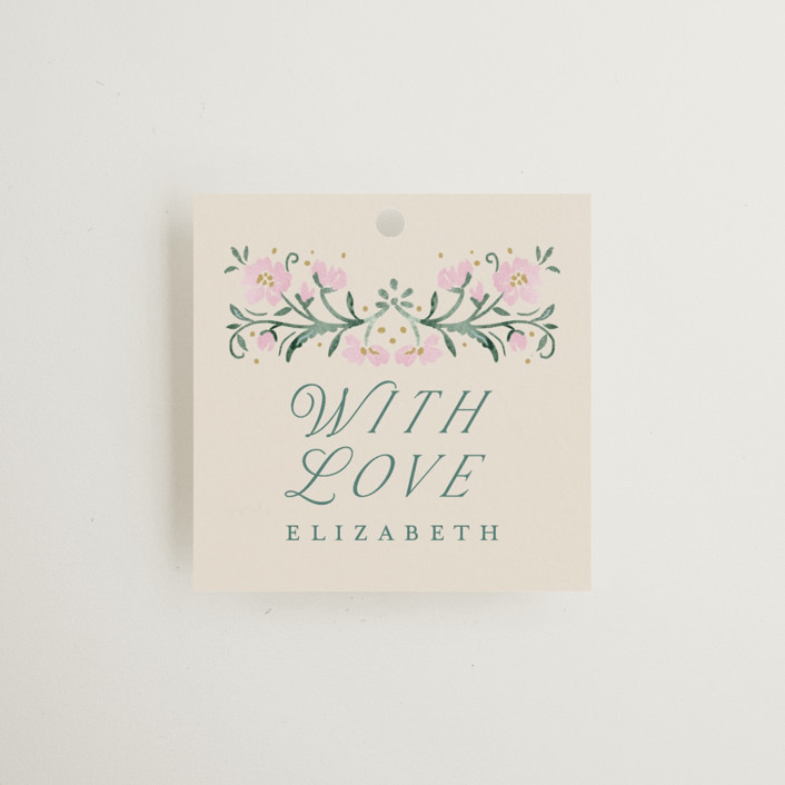 Book Cover Bridal Shower Favor Tags by Petra Kern | Minted