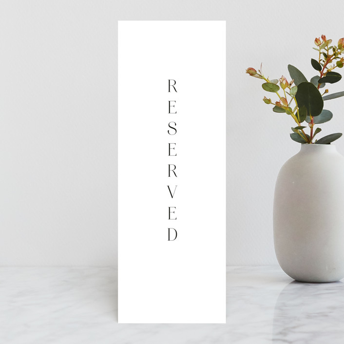 Classy Type Long Custom Signs by Hooray Creative | Minted