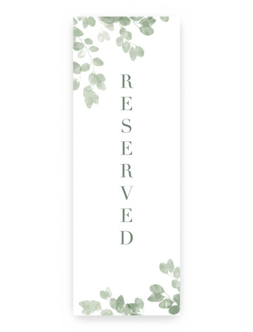 Vining Long and Skinny Custom Wedding Sign by Kristie Kern | Minted