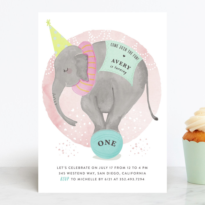ellie fun Children's Birthday Party Invitations by Creo Study | Minted