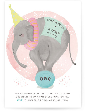 ellie fun Children's Birthday Party Invitations by Creo Study | Minted