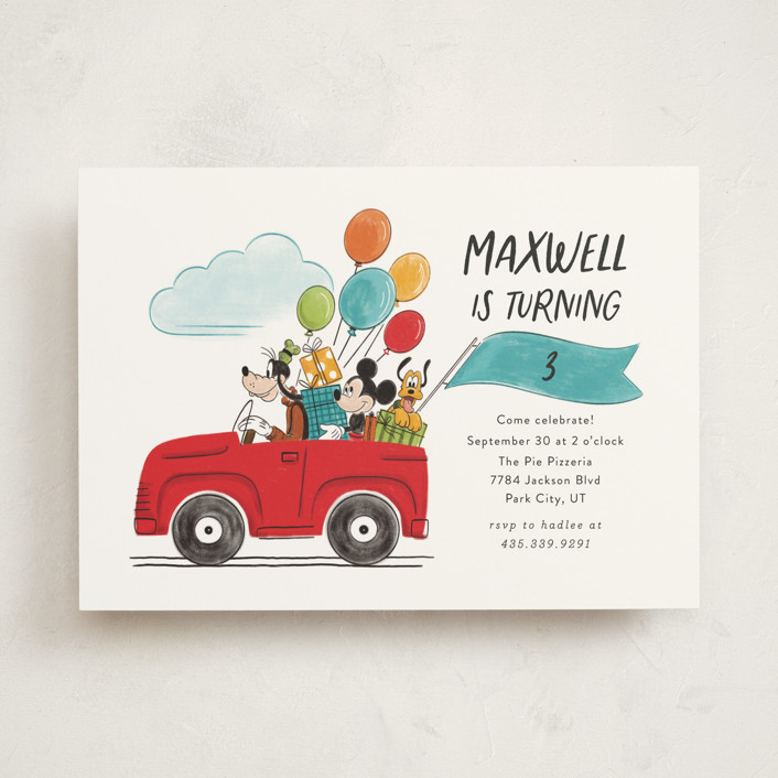 A Goofy Birthday Children's Birthday Party Invitations by JeAnna Casper ...