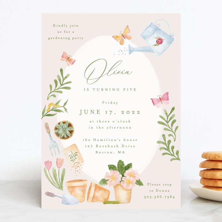 Let's grow Children's Birthday Party Invitations by frau brandt | Minted