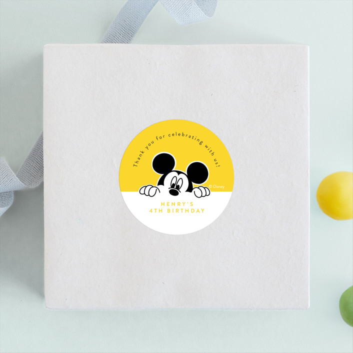 Disney's Mickey Mouse Birthday Fun Children's Birthday Party Stickers ...
