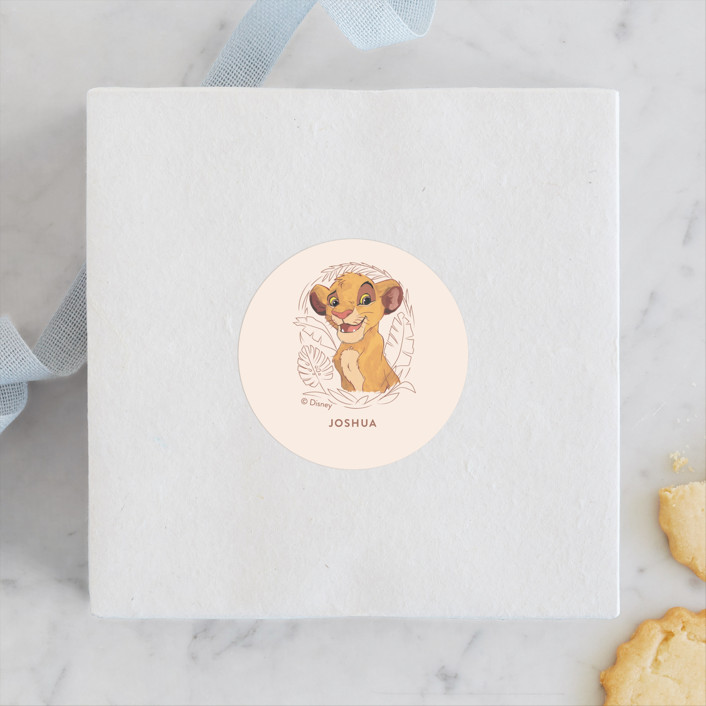 Simba from Disney's The Lion King Children's Birthday Party Stickers by ...