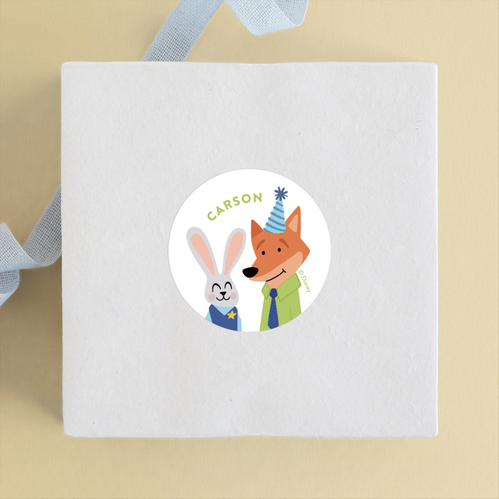 Disney's Zootopia Friends Children's Birthday Party Stickers by Jessie ...
