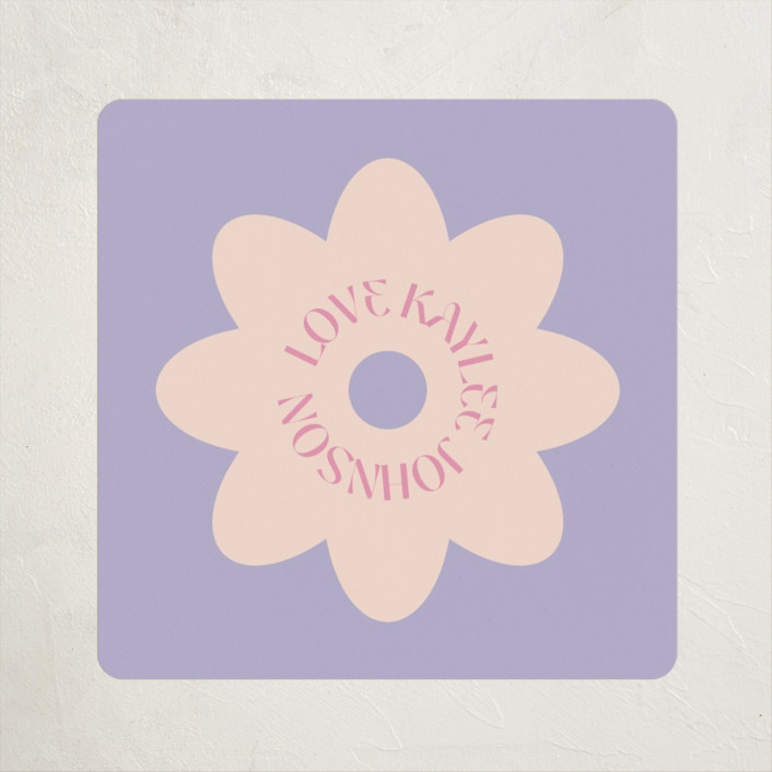 Checked Children's Birthday Party Stickers by Jenna Holcomb | Minted