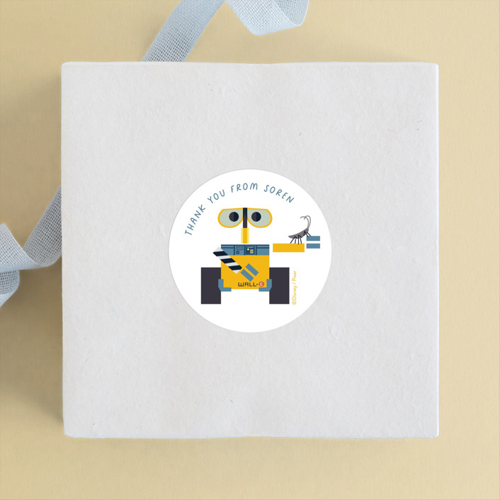 Disney and Pixar's Wall-E and Hal Children's Birthday Party Stickers by ...