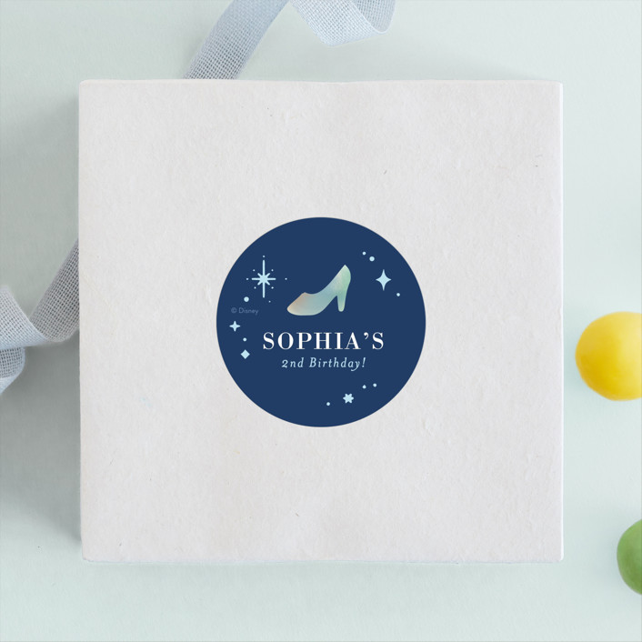 Disney's Cinderella Bibbity Bobbity Children's Birthday Party Stickers ...