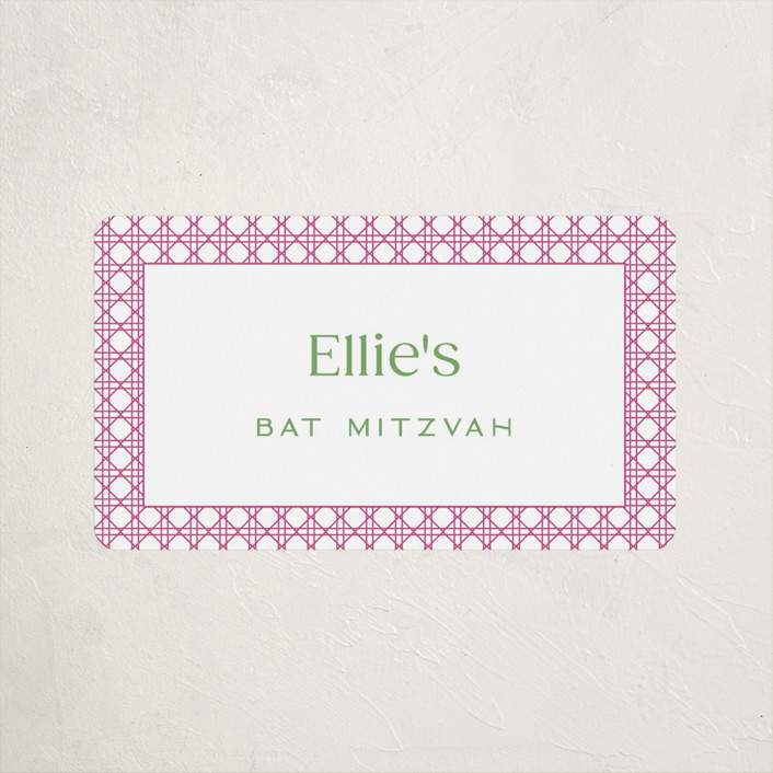 delicate rattan Children's Birthday Party Stickers by Ellen ...