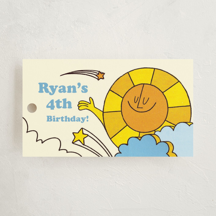 Birthday Groove Children's Birthday Party Favor Tags by Morgan Ramberg ...