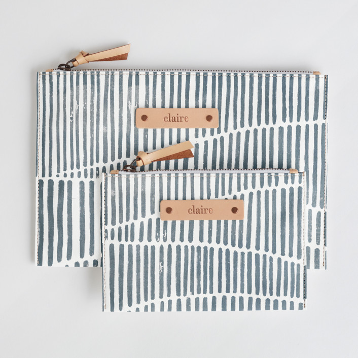 Wavy Catch-All Pouch Set by Michelle Taylor | Minted