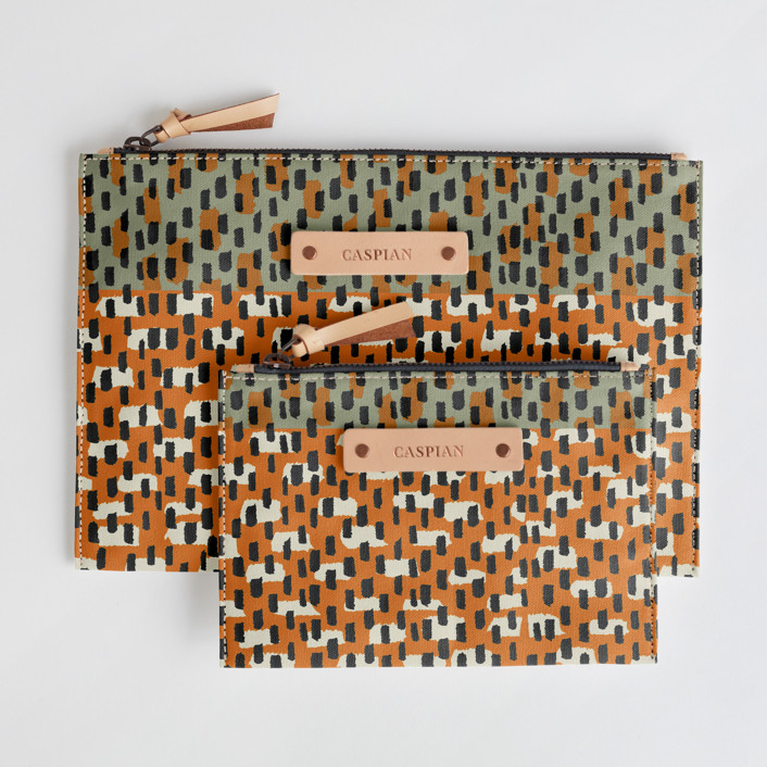 Basic - Umber Catch-All Pouch Set by Bethania Lima | Minted