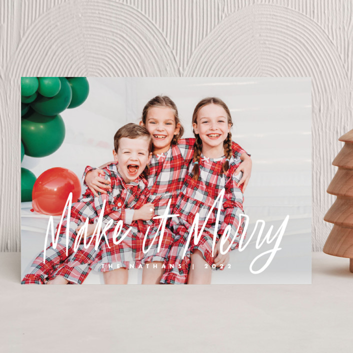Merry Makers Christmas Photo Cards by Snow and Ivy | Minted