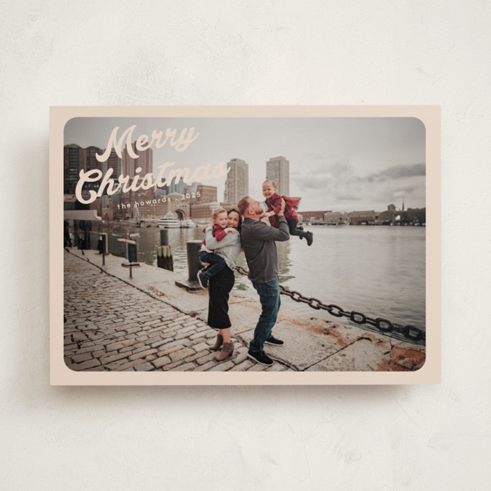 Vintage Postcard Christmas Photo Cards by Morgan Kendall | Minted