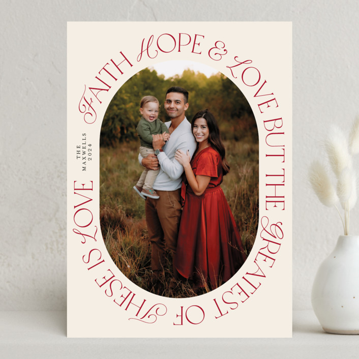 Greatest Love Christmas Photo Cards by Beth Schneider | Minted