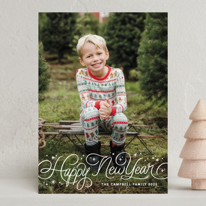 Christmas Scripts Christmas Photo Cards by Kristen Smith | Minted