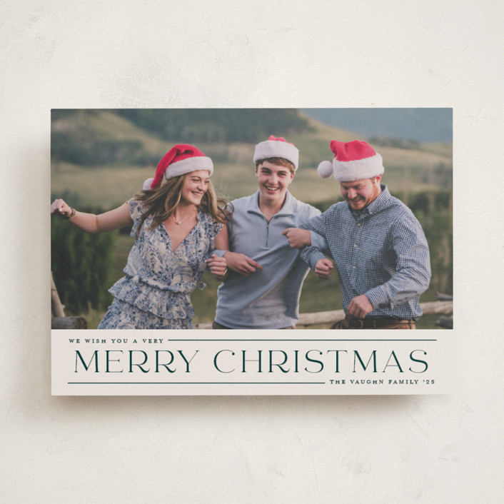 Merry Trim Christmas Photo Cards by Erica Krystek | Minted