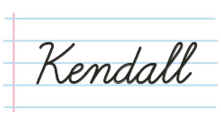 Joined Up Writing Custom Name Labels by Shiny Penny Studio | Minted