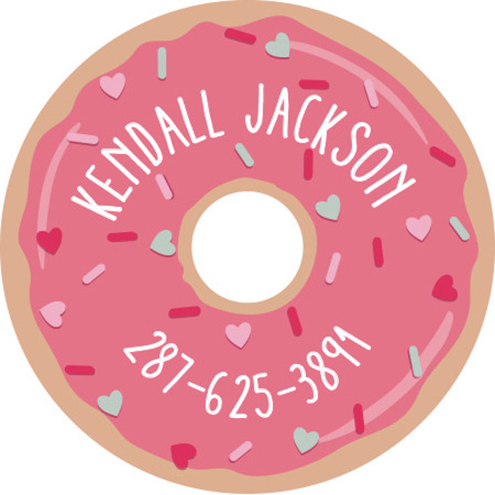Sweet Donut Custom Name Labels by Hooray Creative | Minted